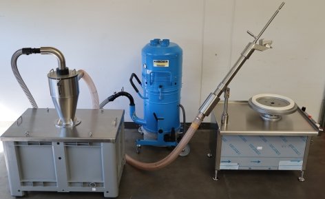 Cheese dust suction system, Portioning - GPS Reisacher