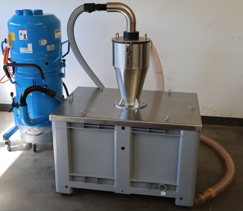 Cheese dust suction system, Portioning - GPS Reisacher